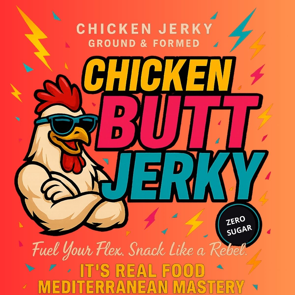 Chicken Butt Jerky - Real Food Protein | 5 Ingredients, 0g Sugar, 29g ...